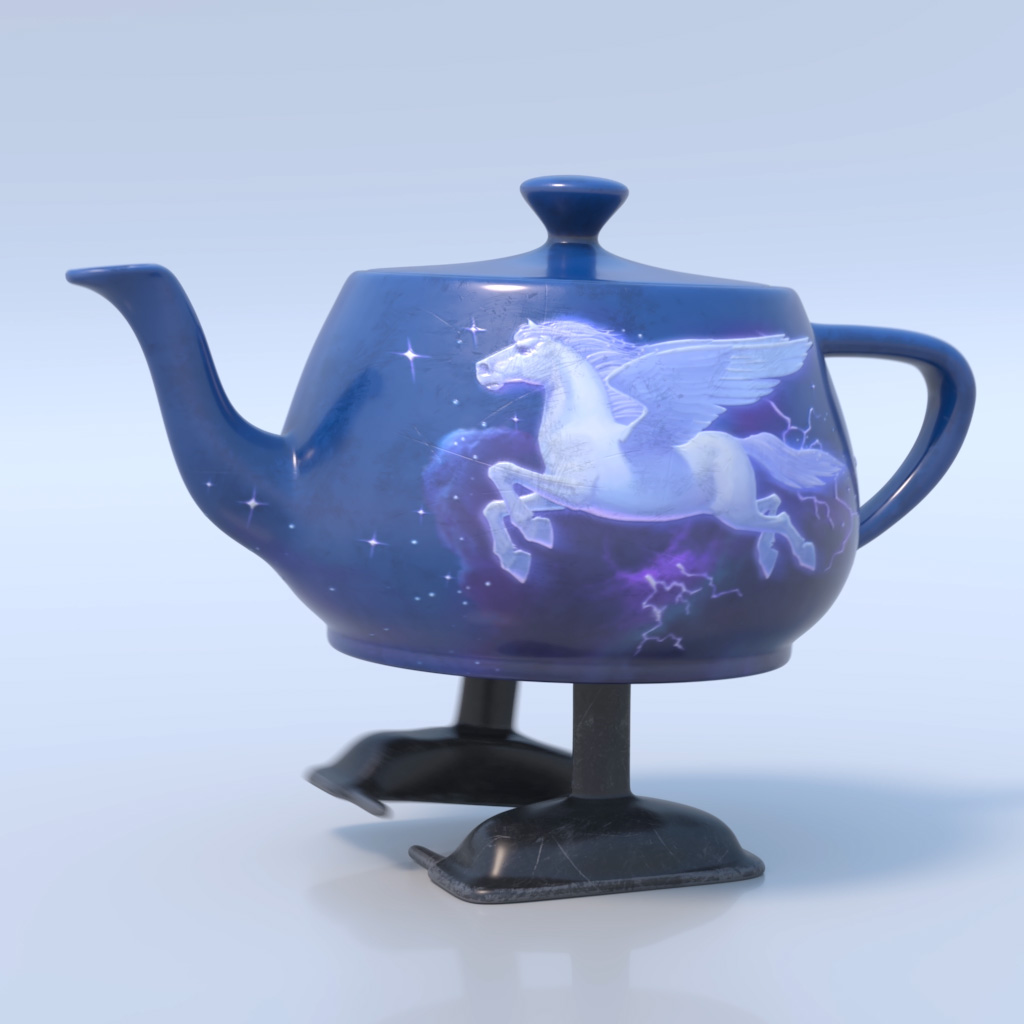 Pixar's RenderMan | News | Augment this Teapot Challenge